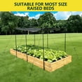 Garden Shade Canopy Kit, 80% Sun Block Cover 6.5x3.3 FT for Raised Beds ...