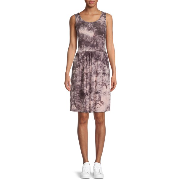 Como Blu - Como Blu Women's Sleeveless Printed Knit Dress - Walmart.com ...