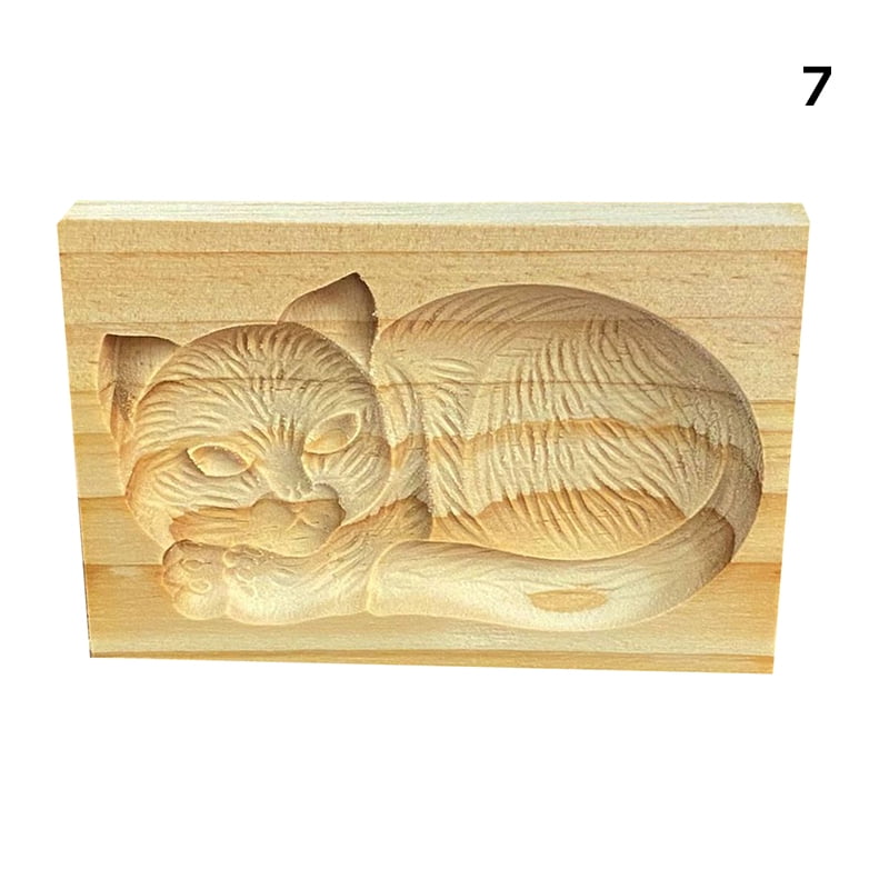 Carved Wooden Pryanik Gingerbread Cookie Mold Diy Baking Cookie Cutter ...