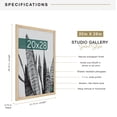 MCS Studio Gallery 20x28 Inch Wall Frame Natural Woodgrain, Vertical ...