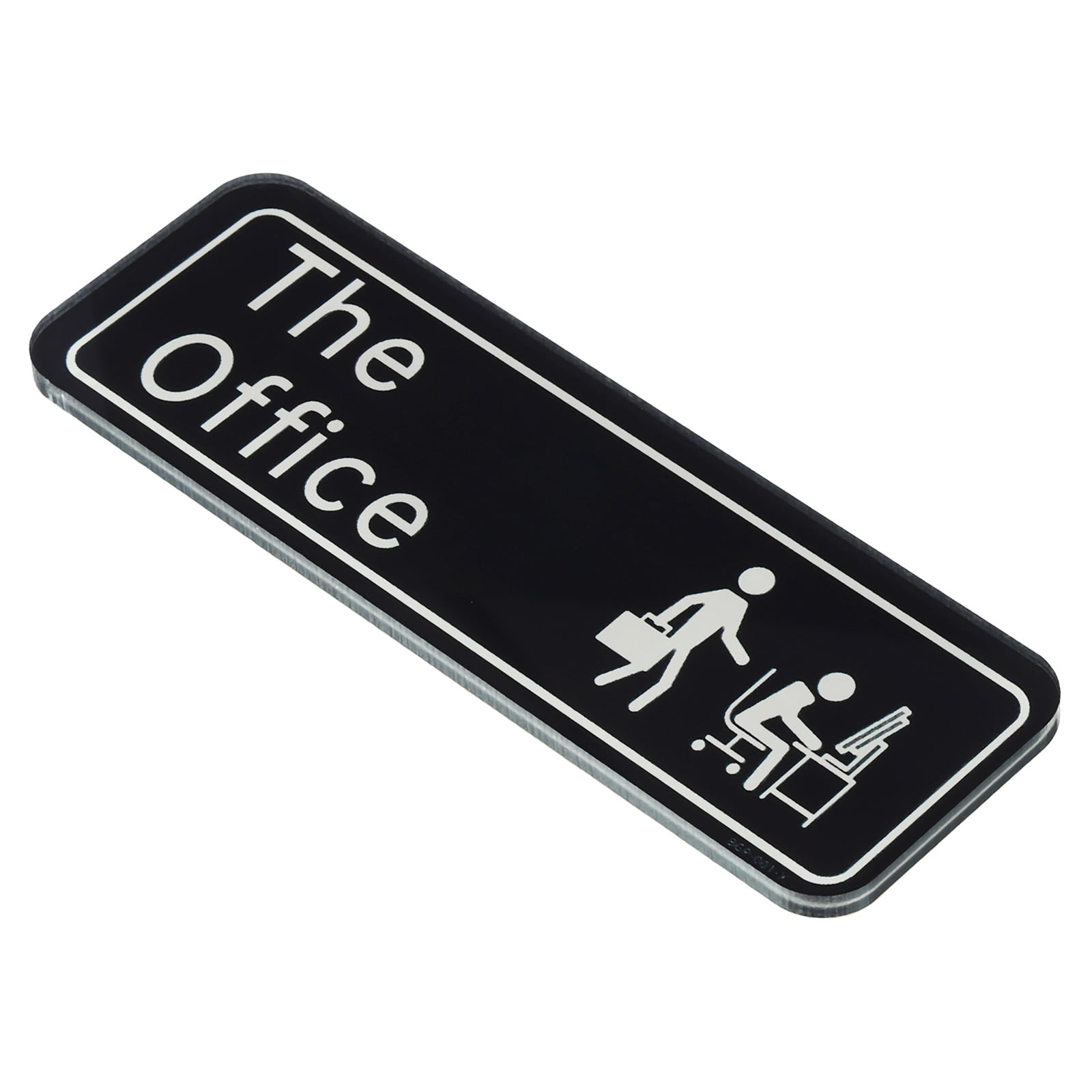 Uxcell The Office Sign Acrylic 6"x2" Self Adhesive Door Sign Sticker ...