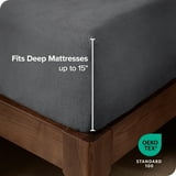 Bare Home Soft Microfleece Fitted Sheet - Plush Polar Fleece, Deep ...