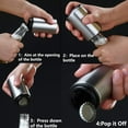 TekDeals Automatic Beer Soda Bottle Opener Stainless Steel Magnetic ...