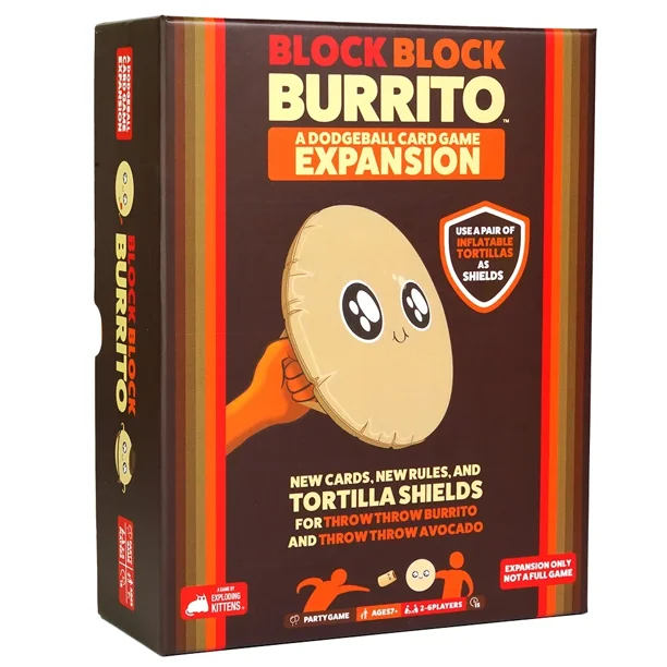 Juego de mesa Exploding Kittens Block Block Burrito Lanza y lanza Burrito | Bodega Aurrera en línea