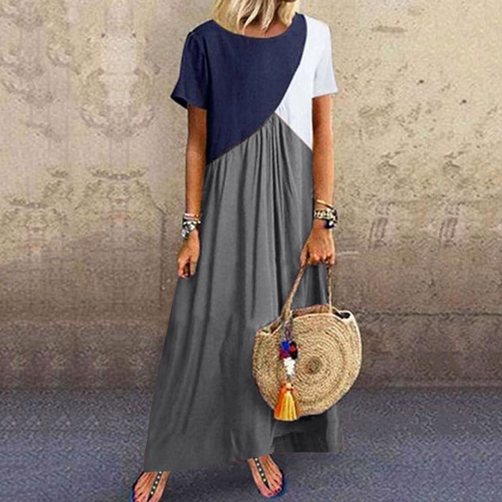 Click here for Lovzfmll Women Summer Casual Splicing Dress Short... prices