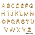 26 Piece Miniature Letter Charm With Vacuum Plating For Unique Jewelry ...