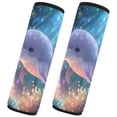 2 Car Seat Belt Covers S Size 6.5*6.5 Inches Car Seat Belt Shoulder Pad ...