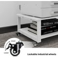 Natwind Mobile 2 Tier Heavy Duty Printer Stand, Large Table with ...