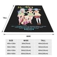 Emilia Rem Re Zero Fleece Blanket Throw Soft Cozy Plush Blanket For ...