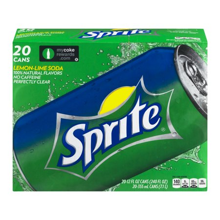 UPC 049000014655 - Sprite, 20 PK, 12 Fl oz Cans | upcitemdb.com