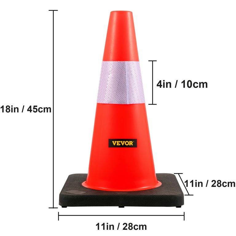 Left Lane Traffic Orange Cones