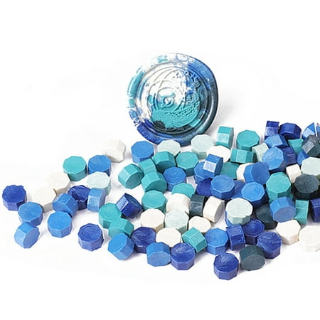 Famelof 100pcs Retro Octagon Fire Painting Pills Sealing Wax Grain for ...