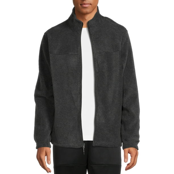 Swiss Alps Men’s Full Zip Polar Fleece Jacket - Walmart.com