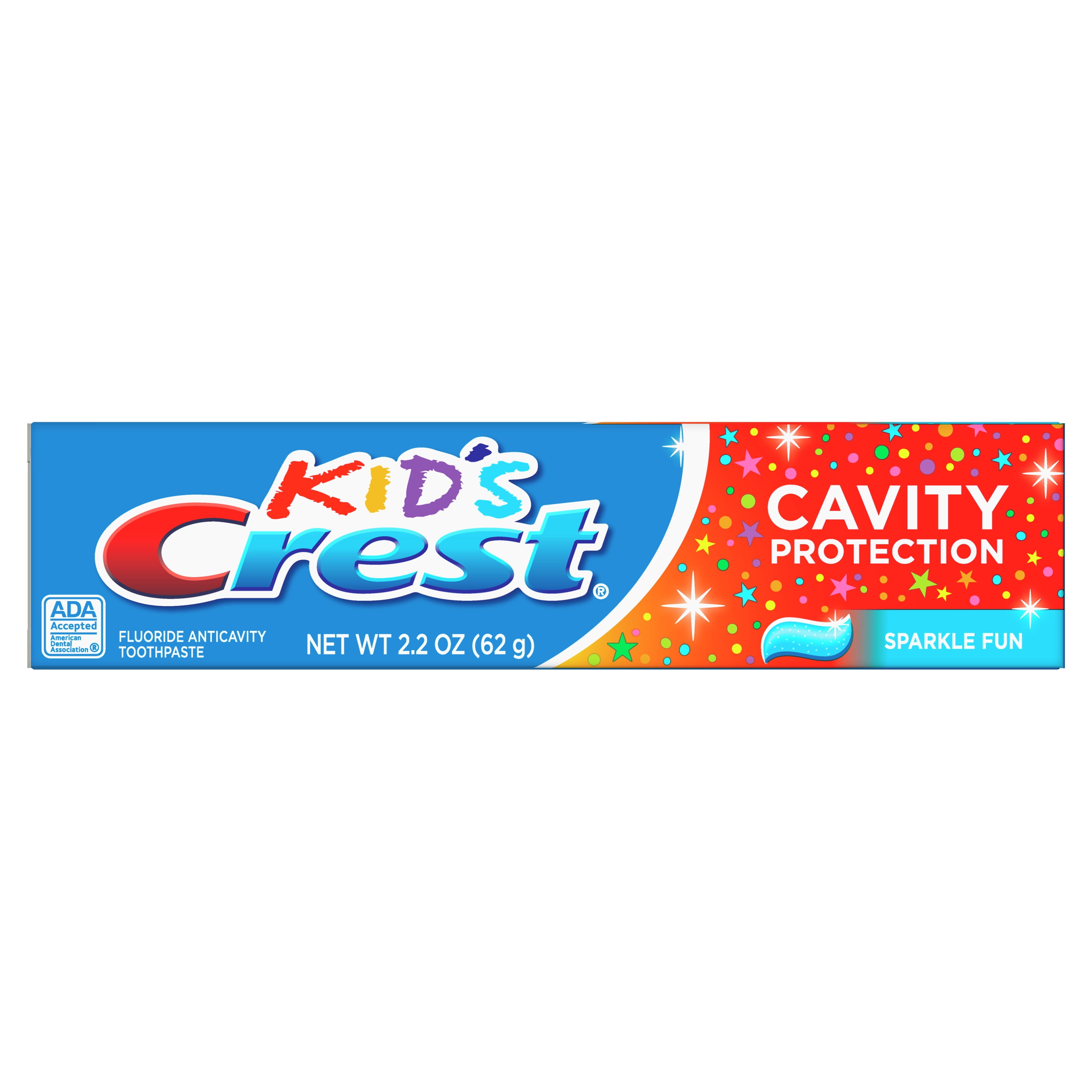 Crest Kid's Cavity Protection Toothpaste, Sparkle Fun, 2.2 oz - Walmart.com
