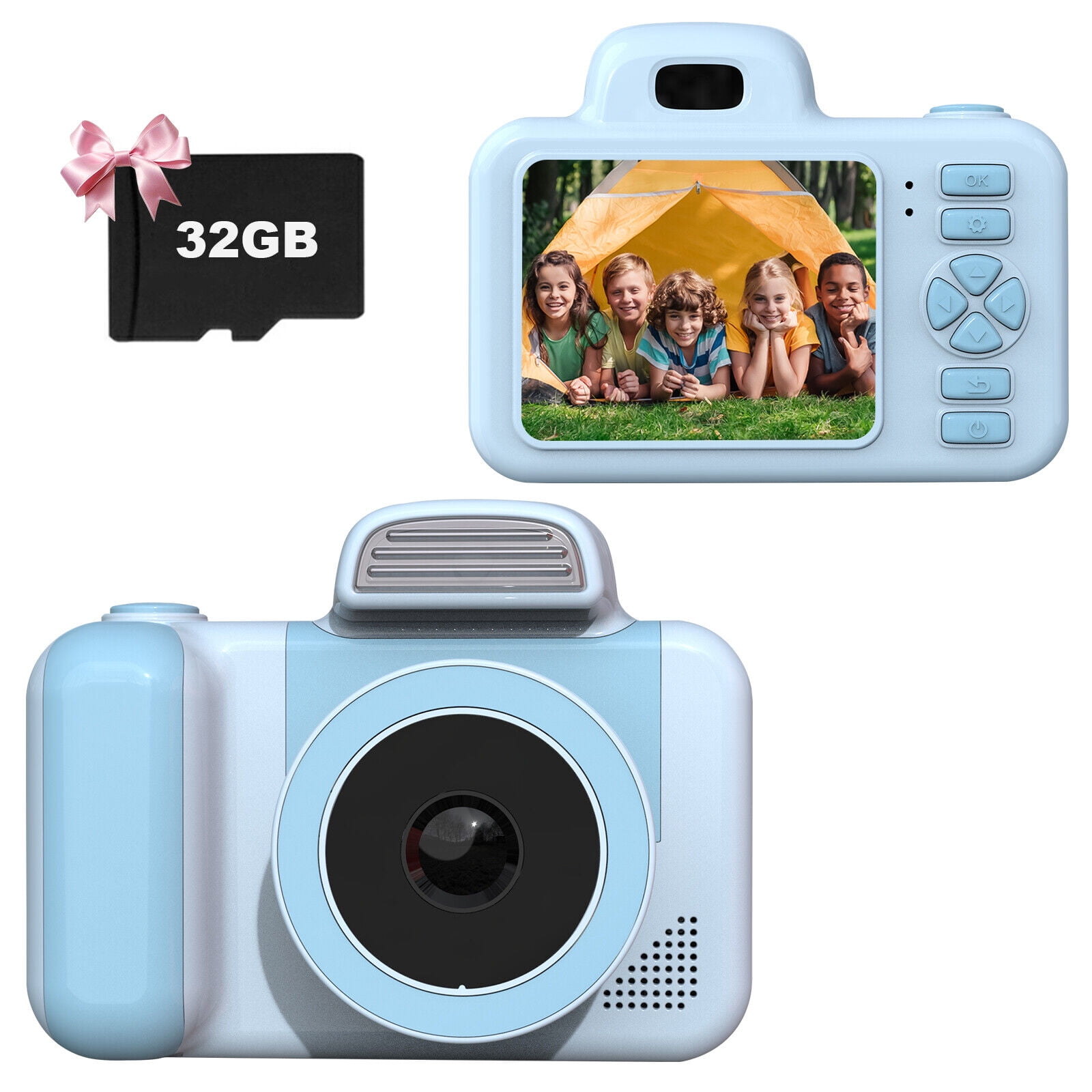 SHANNA Kids Camera Toys for 3-8 Year Old Boys Girls, HD Digital Video ...