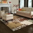 Superior Modern Scroll Tyra Textured Indoor High-Low Area Rug, 4' X 6 ...