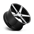 Niche 1PC Aluminum Rim M124 MILAN 18X8in Gloss Black Brushed Finish ...