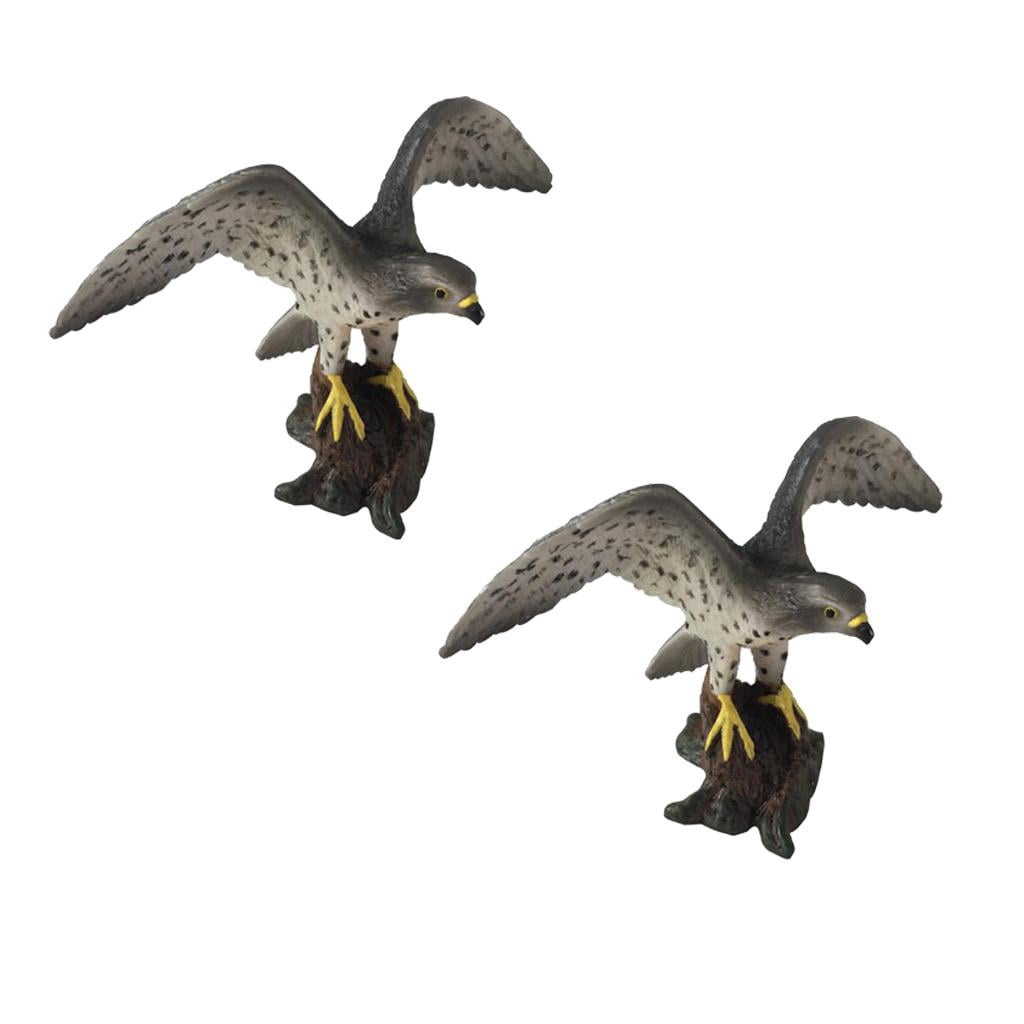 Click here for Siruishop 2pcs Realistic Peregrine Falcon Animal B... prices