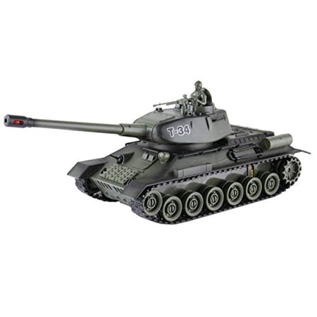 Doyusha RC World Battle Tank Russia T-34 type 27MHz infrared battle ...