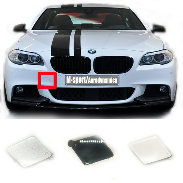 Trimla Front Tow Cover for 10-16 BMW 5 series F10 F11 M-Sport ...