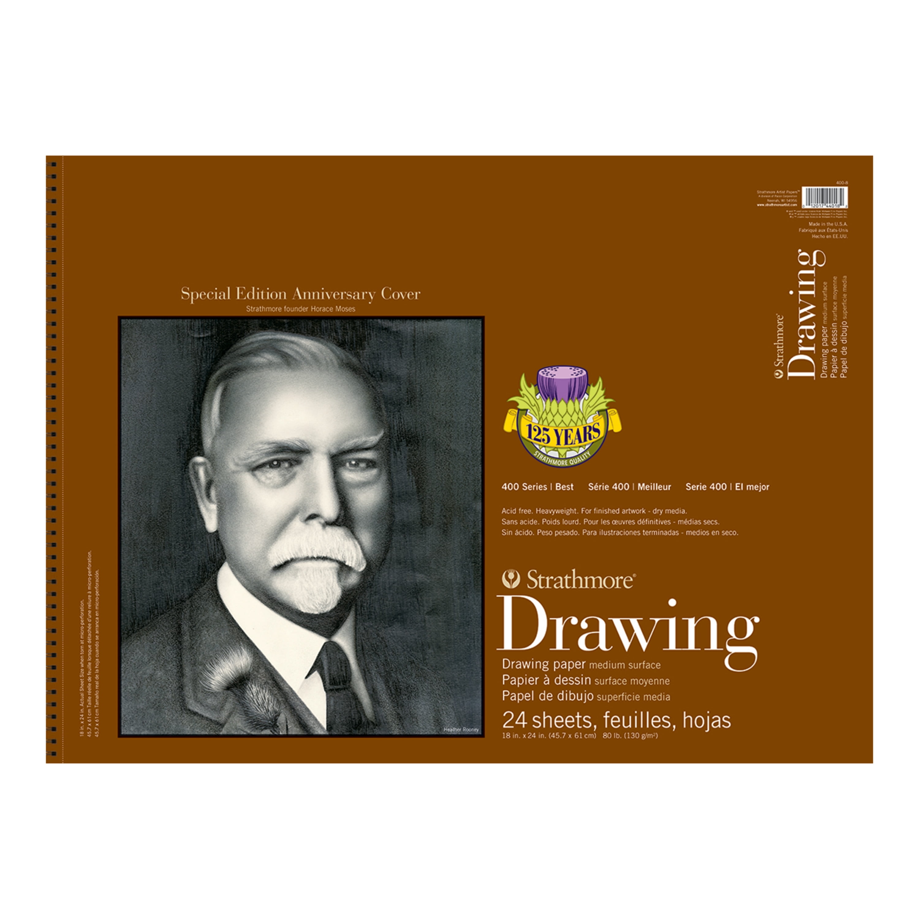 Strathmore Drawing Paper Pad, 400 Series, Medium Surface, 4in x 6in ...