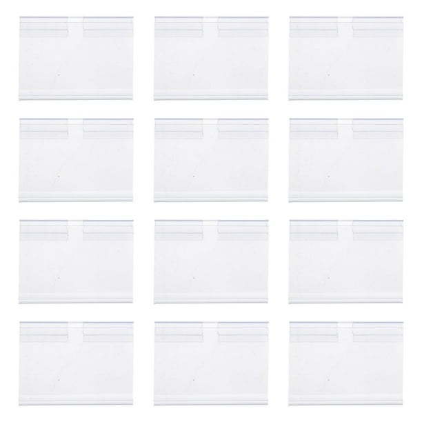 30PCS Plastic Sign Label Holder Wire Shelf Retail Price Tag Label ...