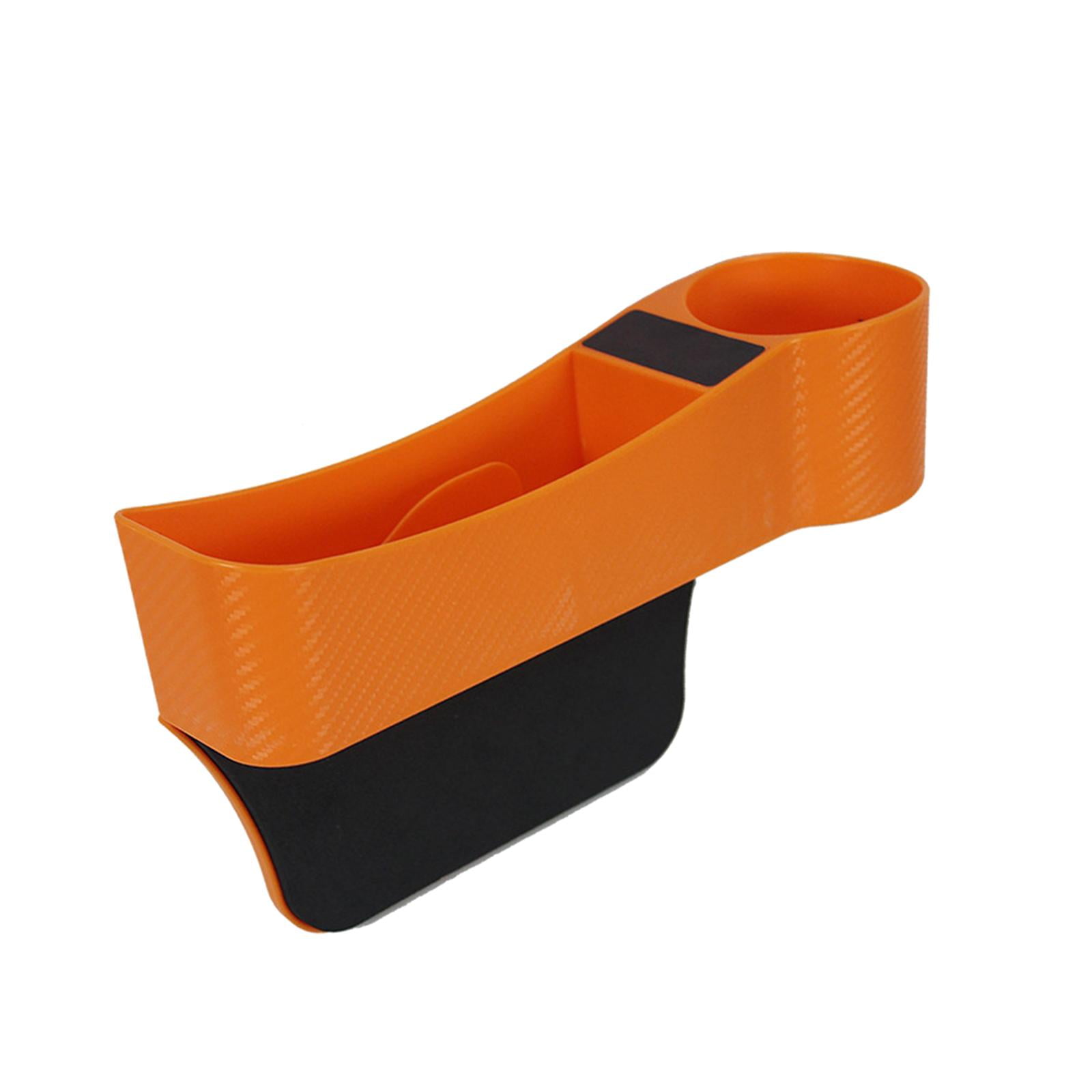 Car Seat Filler Car Accessories Auto Console Side Storage Box Orange ...