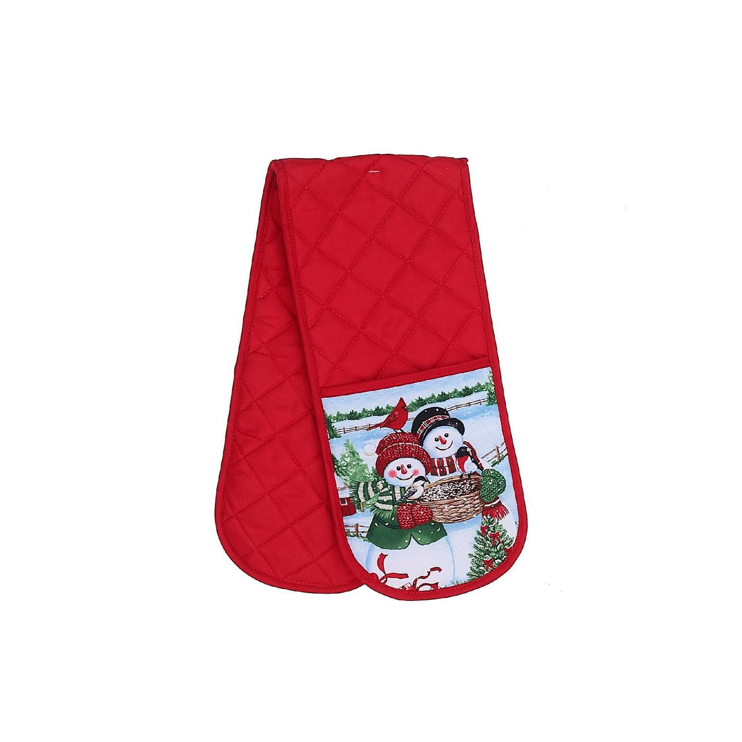 Click here for Ih Casadécor Christmas Double Oven Mitt Snowman Co... prices