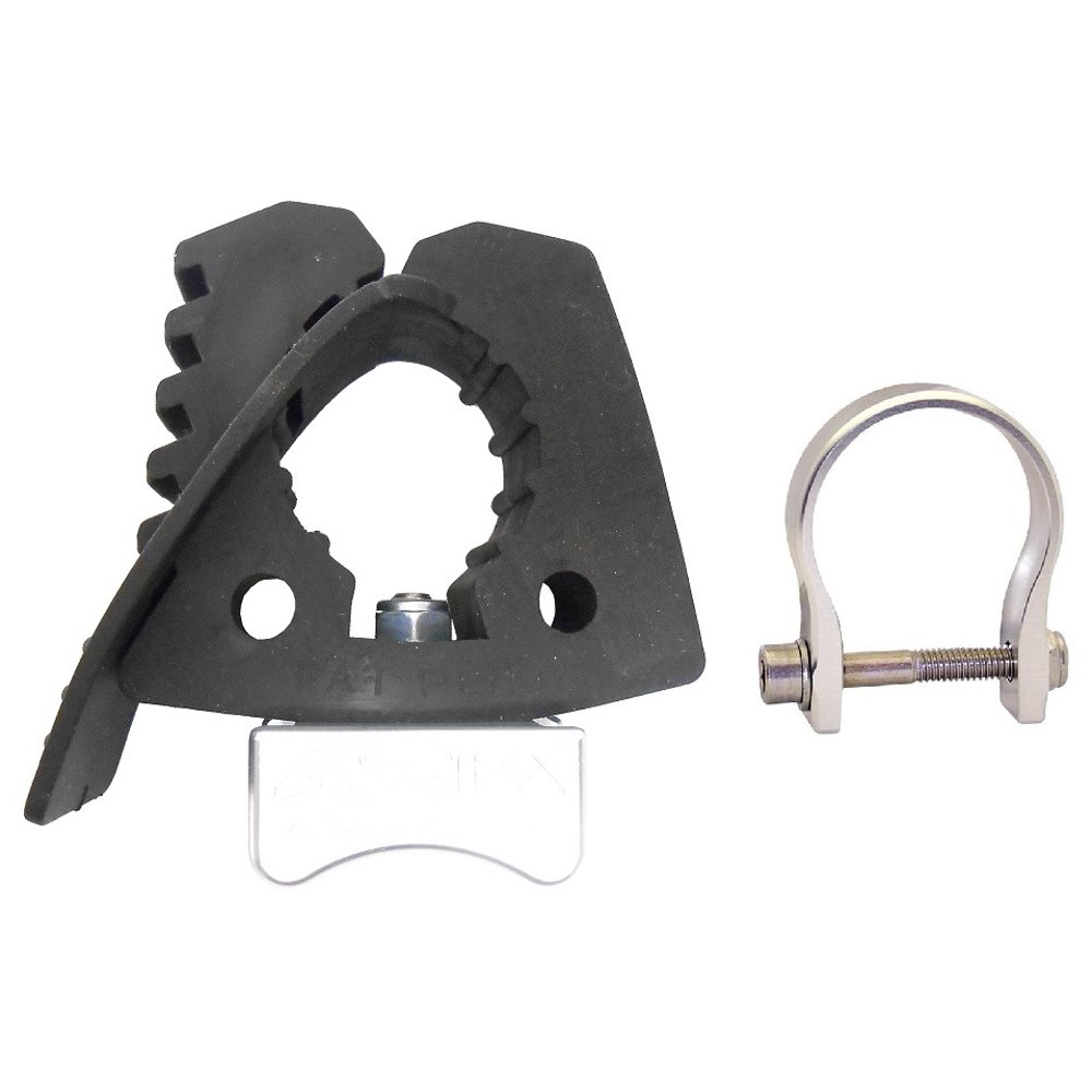 Axia Alloys Silver Rubber Adjustable Mount 1" - 2 1/2" + 1.5" Clamp ...