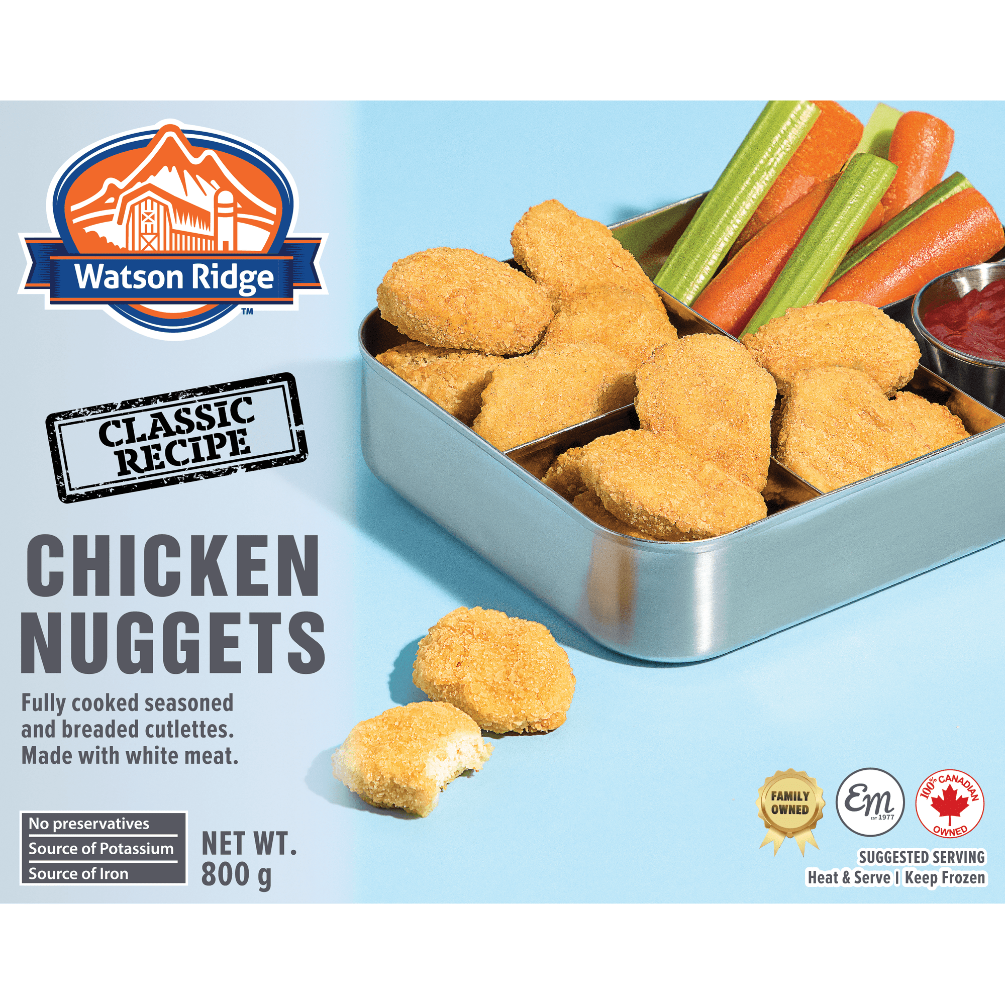 Click here for Watson Ridge Chicken Nuggets 800g prices