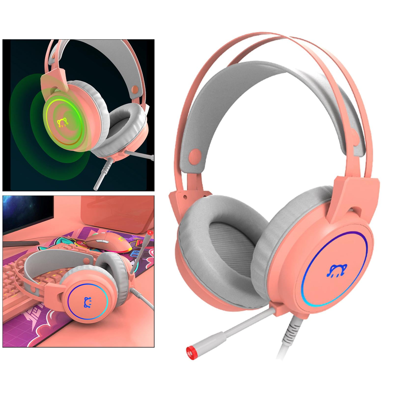 USB Surround Sound Gaming Headset Headphones with Noise Isolating for ...