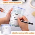 8 Sets Paint Container with Stainless Steel Mixing Ball Touch up ...