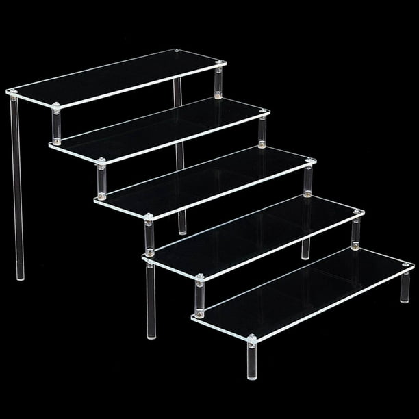 pitrice Clear Acrylic Display Riser Stand Perfume Cosmetics Holder for ...