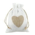 MTFun 20 Pcs/Set Durable Drawstring Bags, Heart-Shaped Printed, Made of ...