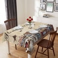 Rectangle Tablecloths, Western Star Farmhouse Home Waterproof Table ...