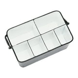 Creative Co-Op Distressed Metal Storage Caddy with 6 Compartments and ...
