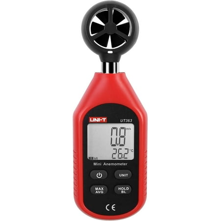 NUNADERNU UT363 Mini Digital Anemometer High Accuracy Wind Measuring ...