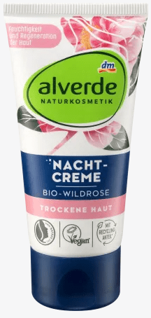 alverde NATURAL COSMETICS Night cream organic wild rose, 50 ml ...