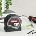 Hyper Tough 30ft Steel Tape Measure with Wide Blade, Fractional ...
