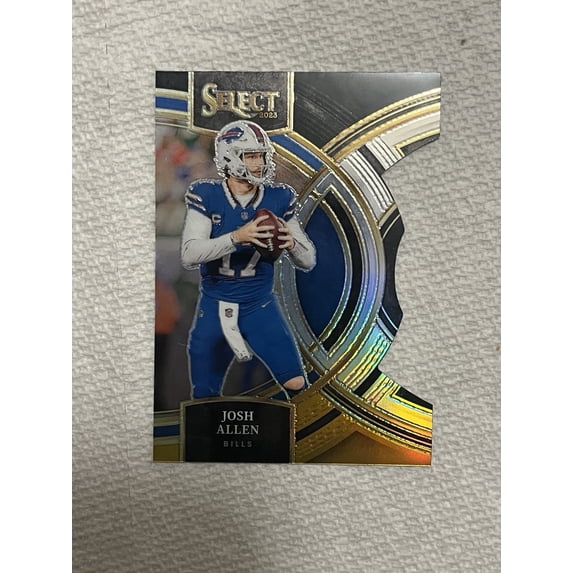 2024 2023 Panini Select Josh Allen #200 Black Gold Prizm Parallel ...