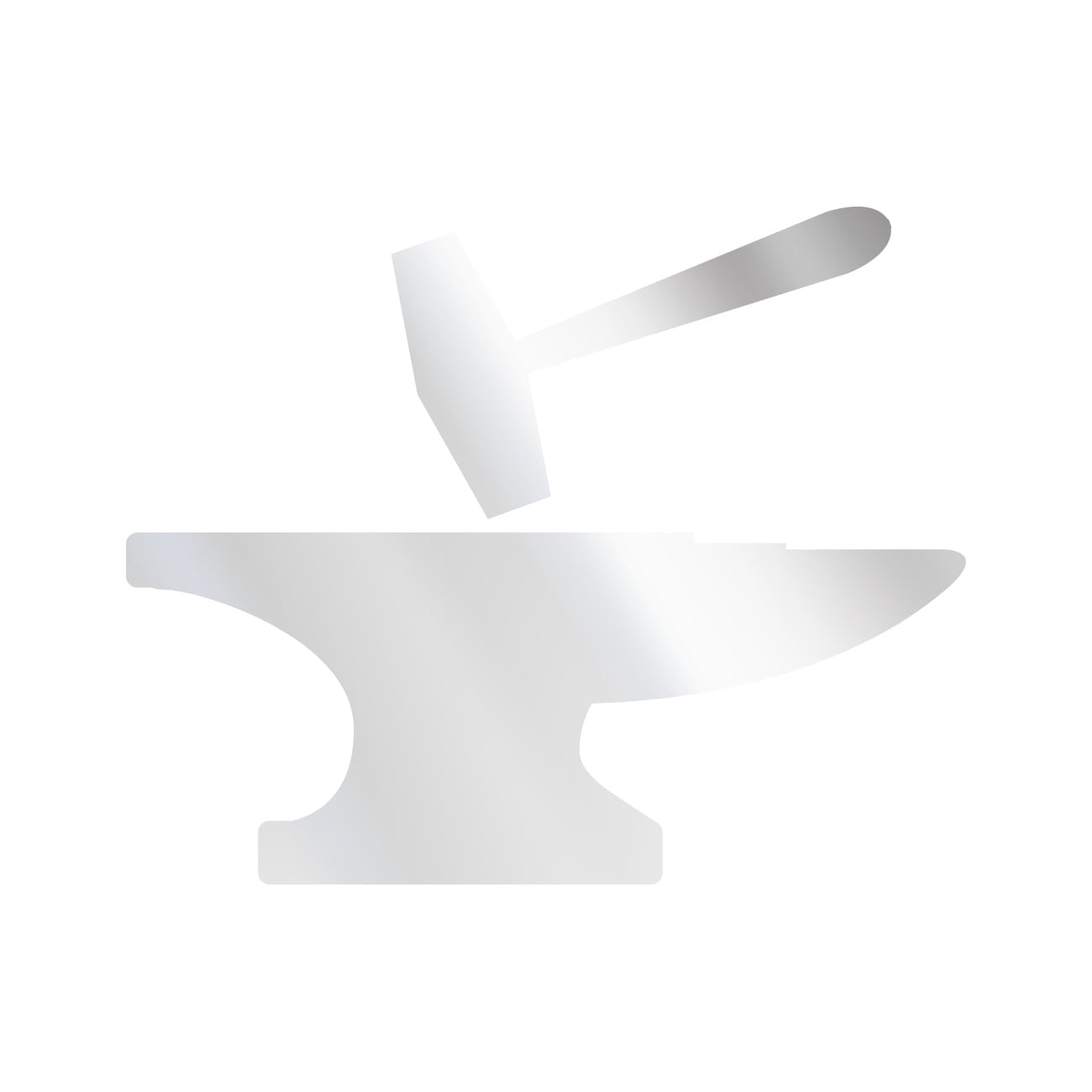 Hammer and Anvil Sticker Decal Die Cut - Self Adhesive Vinyl ...