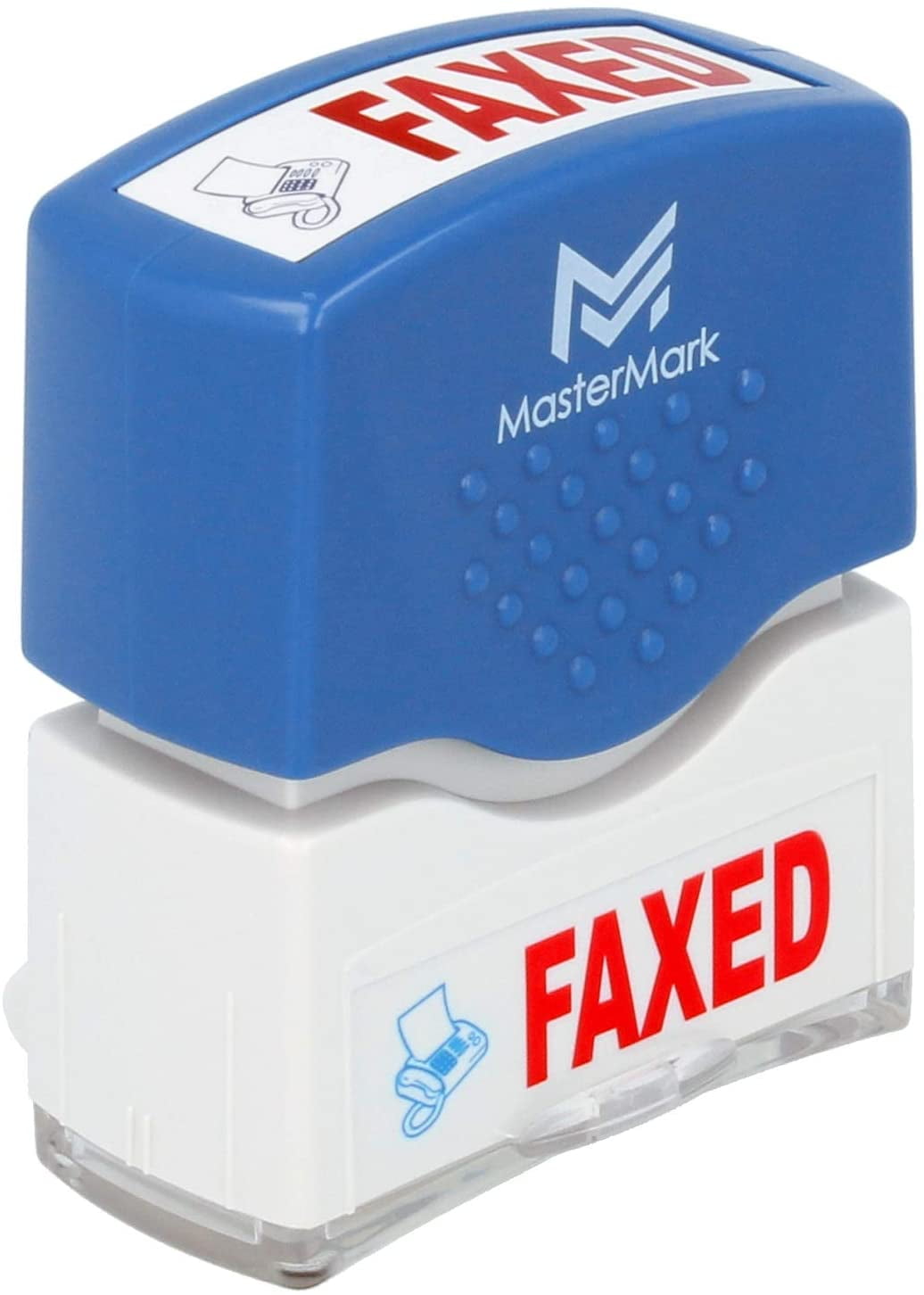 Faxed Stamp – MasterMark Premium 2-Color Pre-Inked Office Stamp ...