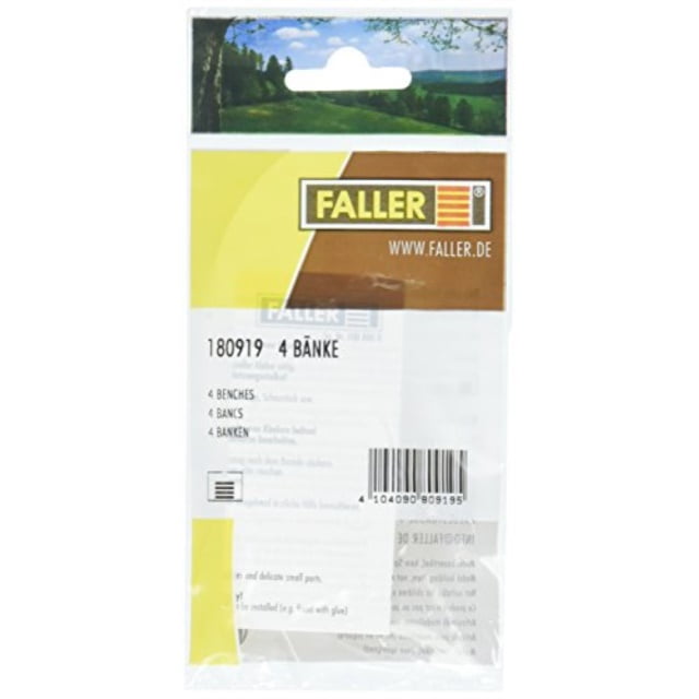 faller 180919 benches 4/scenery and accessories - Walmart.com