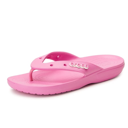 Crocs Unisex Men's and Women's Classic Flip Flops, Taffy Pink, 17 US ...