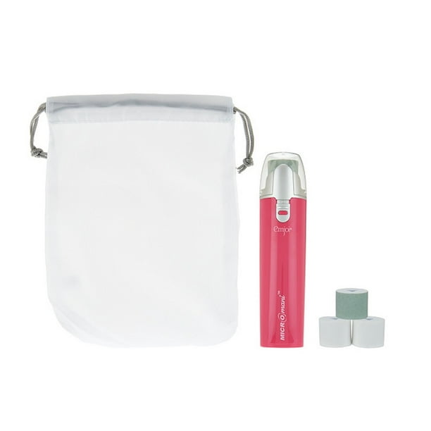 Emjoi Micro Mani Nail Buffer With 4 Smooth & Shine Rollers (Pink) AP ...