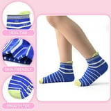 Kids Non Slip Socks Grip Ankle Sticky Toddler Socks 12 Pairs for 1-3/3 ...