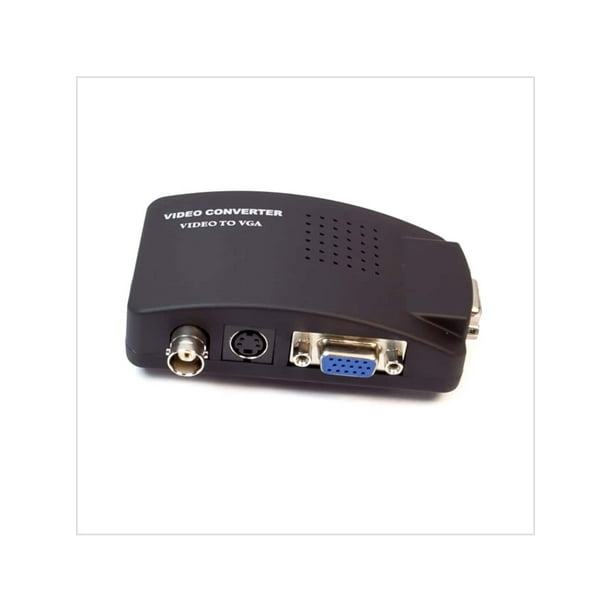 VGA Converter S-Video to VGA Monitor Signal Adapter Box | Bodega ...