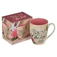 Christian Art Gifts Women's Faith Mug: Trust in the Lord Proverbs 3:5 ...