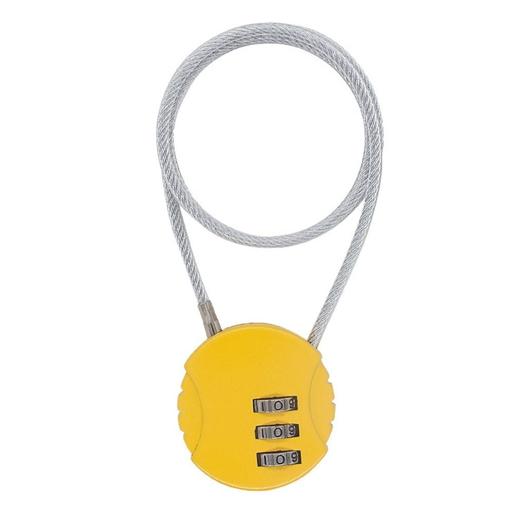 New Password Anti-theft Motorcycle Helmet Lock Wire Rope Padlock Smart ...