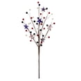 4th of July Patriotic Artificial Berry Stem Picks,Red White Blue Star ...